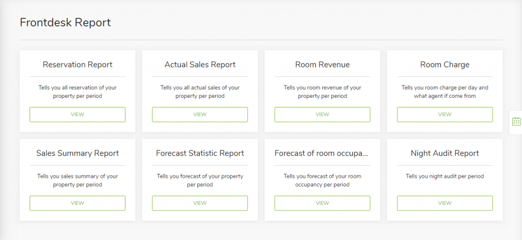 Report – FrontDesk Report – GuestPro Knowledge Base