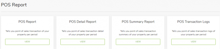 Report – POS Report – GuestPro Knowledge Base
