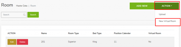 Master Data – Room – GuestPro Knowledge Base