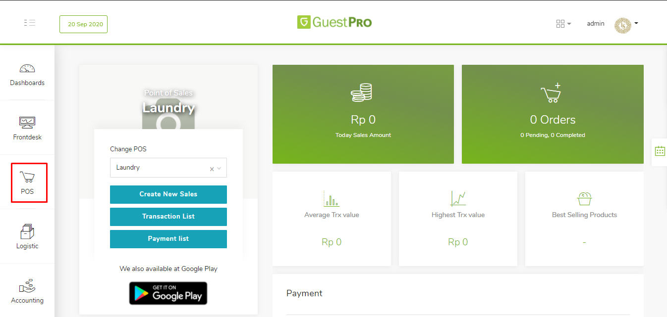 POS – GuestPro Knowledge Base