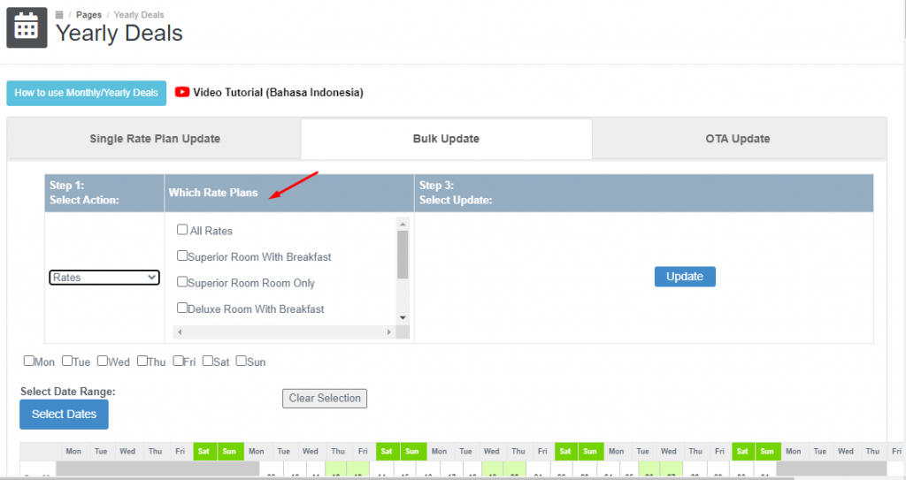 Channel Manager – Bulk Update – GuestPro Knowledge Base