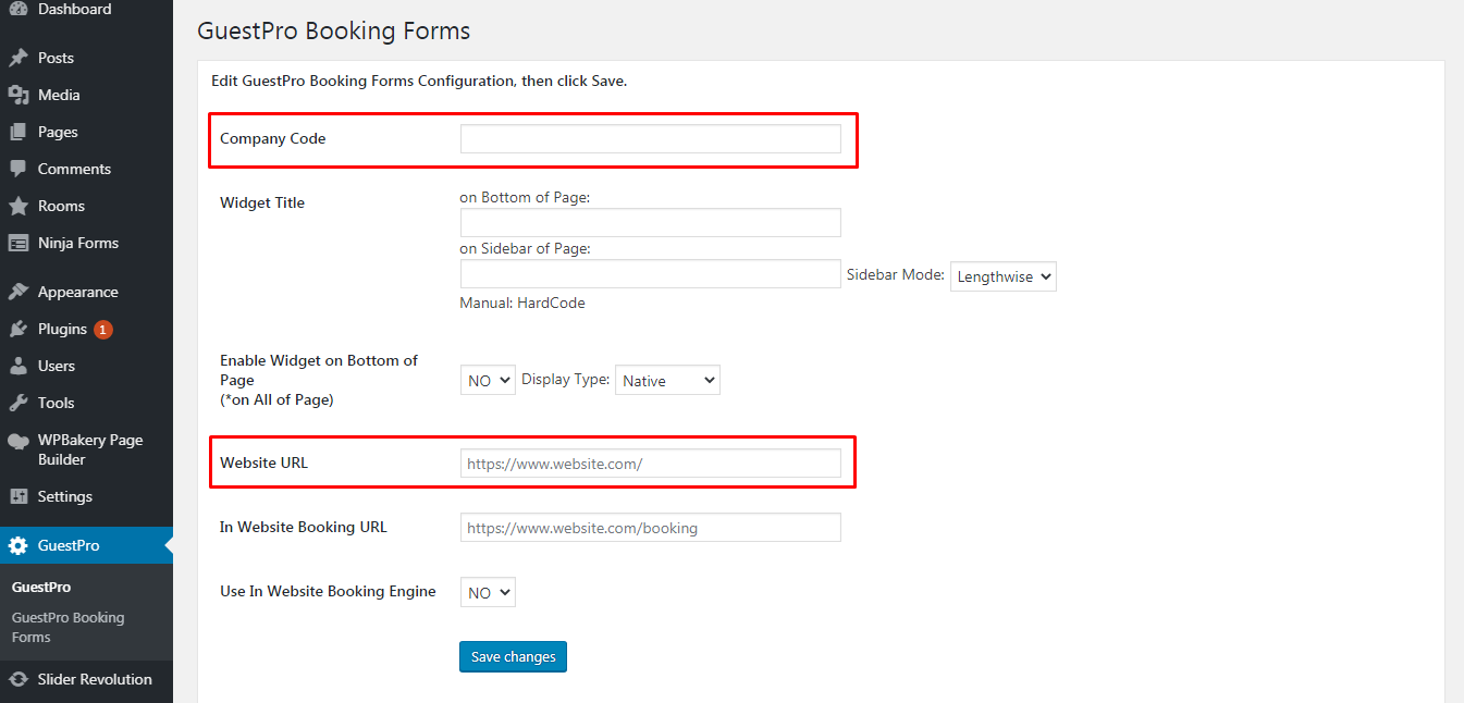 Install & Setup Guestpro Booking Form Plugin WordPress – GuestPro Knowledge Base