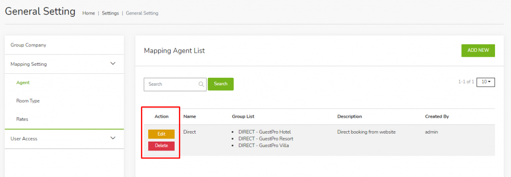 General Setting – GuestPro Knowledge Base